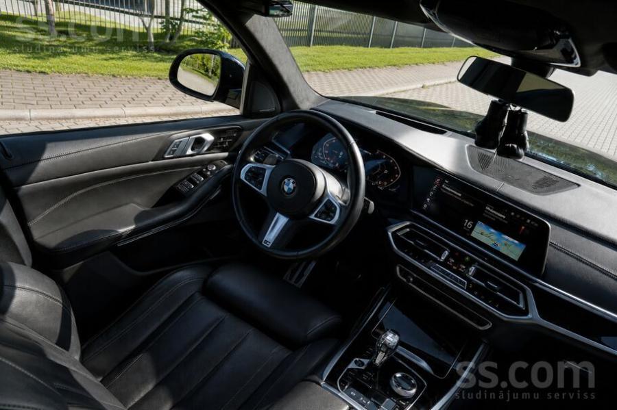 Melns BMW X7 2020 Rīga, ar dzinēja tilpumu 4.40 L un nobraukumu 115 tūkst. km par 64900 €, foto 10 vietnē AUTOMOTO.COM.LV