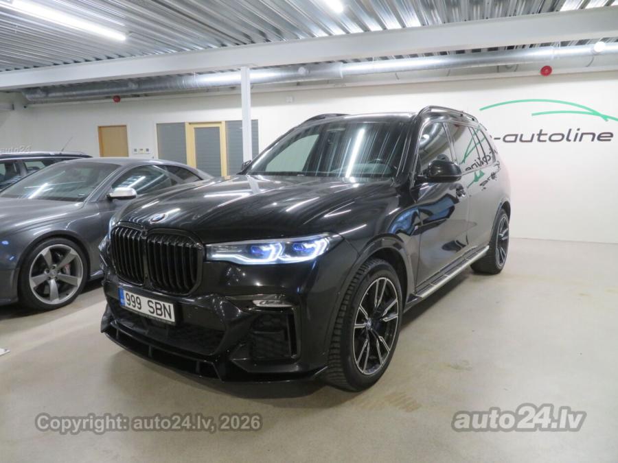 Melns BMW X7 2021 Tallina, ar dzinēja tilpumu 3.00 L un nobraukumu 170 tūkst. km par 54900 €, foto 1 vietnē AUTOMOTO.COM.LV