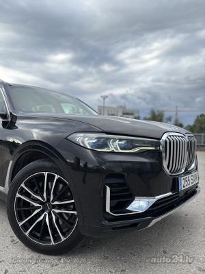 Black BMW X7 2021 in Tallinn, with an engine capacity of 3.00 L and mileage of 131 thousand km for 59900 €, photo 9 on AUTOMOTO.COM.LV