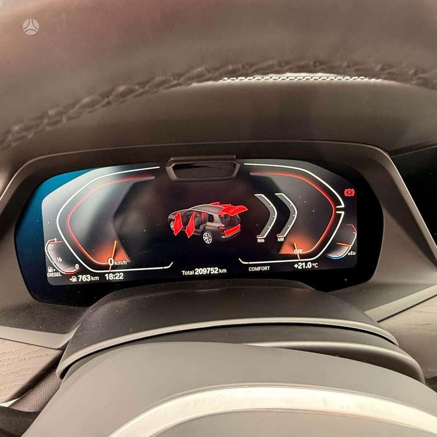 Черный БМВ X7 2021 в Каунас, объемом двигателя 2.99 л и пробегом 209 тыс. км за 58500 €, фото 15 на AUTOMOTO.COM.LV