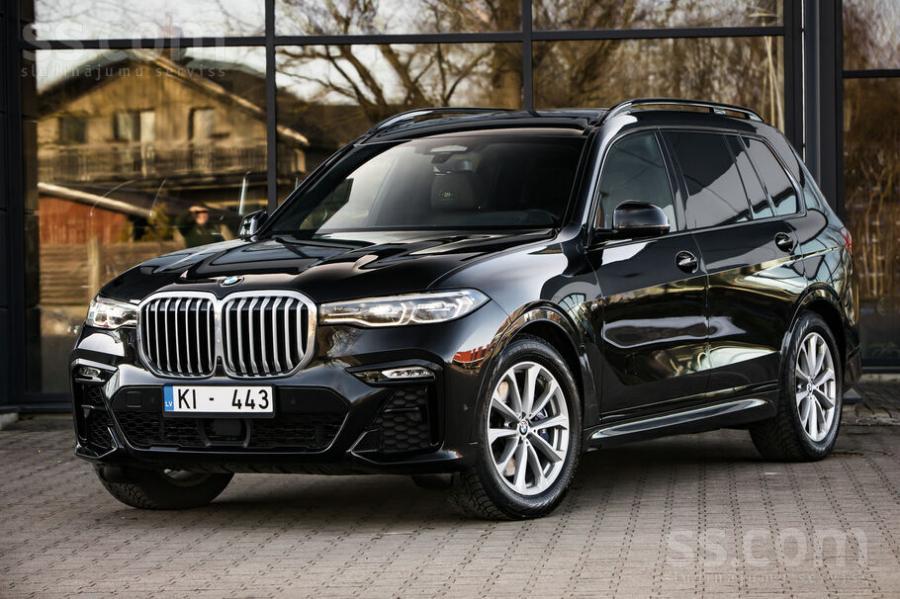 Melns BMW X7 2022 Jelgava, ar dzinēja tilpumu 3.00 L un nobraukumu 0 tūkst. km par 78500 €, foto 2 vietnē AUTOMOTO.COM.LV