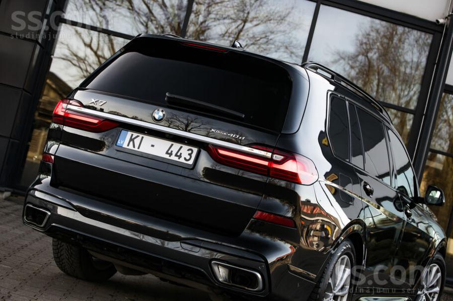 Melns BMW X7 2022 Jelgava, ar dzinēja tilpumu 3.00 L un nobraukumu 0 tūkst. km par 78500 €, foto 9 vietnē AUTOMOTO.COM.LV