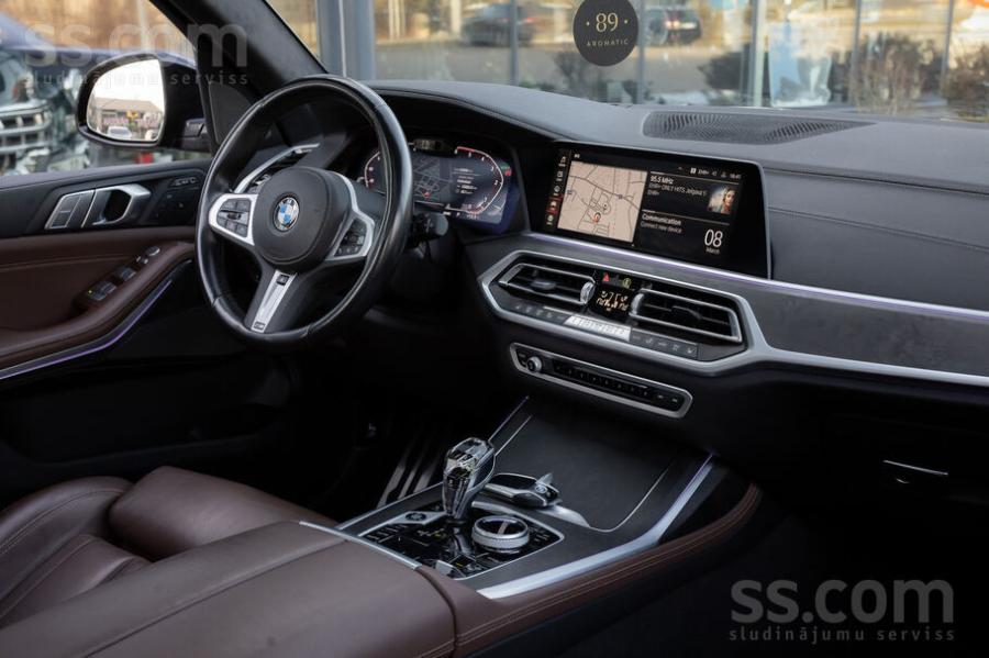 Melns BMW X7 2022 Jelgava, ar dzinēja tilpumu 3.00 L un nobraukumu 0 tūkst. km par 78500 €, foto 21 vietnē AUTOMOTO.COM.LV