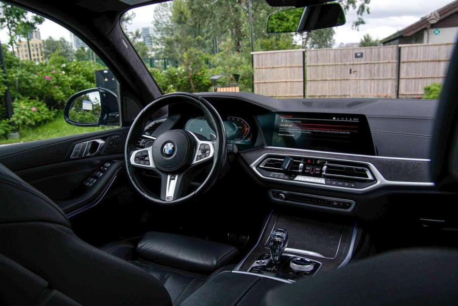 Melns BMW X7 2022 Viļņa, ar dzinēja tilpumu 3.00 L un nobraukumu 58 tūkst. km par 69500 €, foto 33 vietnē AUTOMOTO.COM.LV