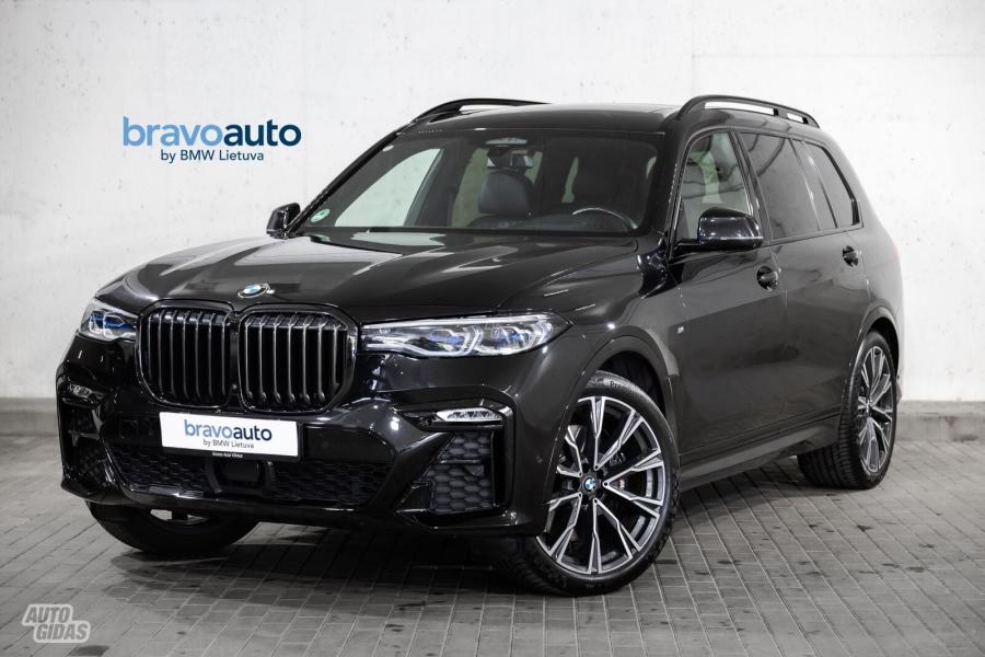 Melns BMW X7 2022 Viļņa, ar dzinēja tilpumu 3.00 L un nobraukumu 88 tūkst. km par 64991 €, foto 1 vietnē AUTOMOTO.COM.LV