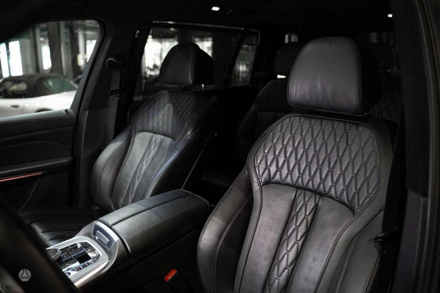 Melns BMW X7 2022 Kauņa, ar dzinēja tilpumu 4.40 L un nobraukumu 85 tūkst. km par 62500 €, foto 15 vietnē AUTOMOTO.COM.LV