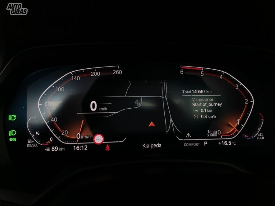 Черный БМВ X7 2022 в Клайпеда, объемом двигателя 3.00 л и пробегом 141 тыс. км за 54991 €, фото 17 на AUTOMOTO.COM.LV