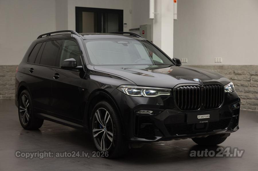 Melns BMW X7 2022 Tallina, ar dzinēja tilpumu 3.00 L un nobraukumu 113 tūkst. km par 62500 €, foto 1 vietnē AUTOMOTO.COM.LV