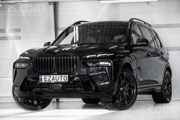 Melns BMW X7 2023 Tukums, ar dzinēja tilpumu 3.00 L un nobraukumu 0 tūkst. km par 77770 €, foto 1 vietnē AUTOMOTO.COM.LV