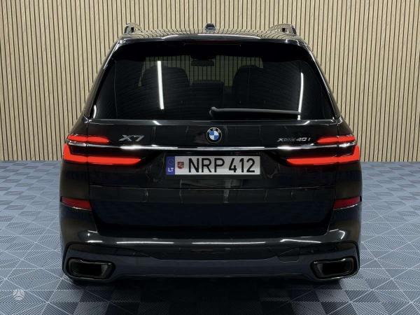 Black BMW X7 2023 in Marijampole, with an engine capacity of 3.00 L and mileage of 48 thousand km for 67000 €, photo 7 on AUTOMOTO.COM.LV