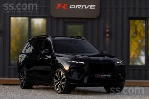 Black BMW X7 2023 in Jelgava, with an engine capacity of 3.00 L and mileage of 84 thousand km for 84900 €, photo  on AUTOMOTO.COM.LV