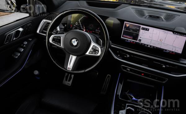 Melns BMW X7 2023 Jelgava, ar dzinēja tilpumu 3.00 L un nobraukumu 84 tūkst. km par 84900 €, foto 9 vietnē AUTOMOTO.COM.LV