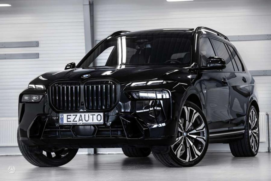Melns BMW X7 2023 Tukums, ar dzinēja tilpumu 2.99 L un nobraukumu 85 tūkst. km par 76777 €, foto 1 vietnē AUTOMOTO.COM.LV