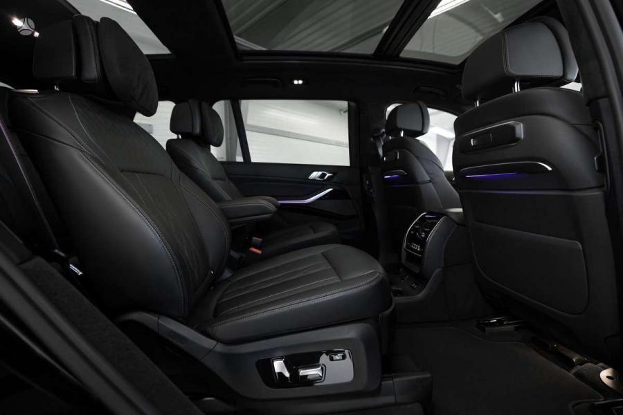 Melns BMW X7 2023 Tukums, ar dzinēja tilpumu 2.99 L un nobraukumu 85 tūkst. km par 76777 €, foto 18 vietnē AUTOMOTO.COM.LV