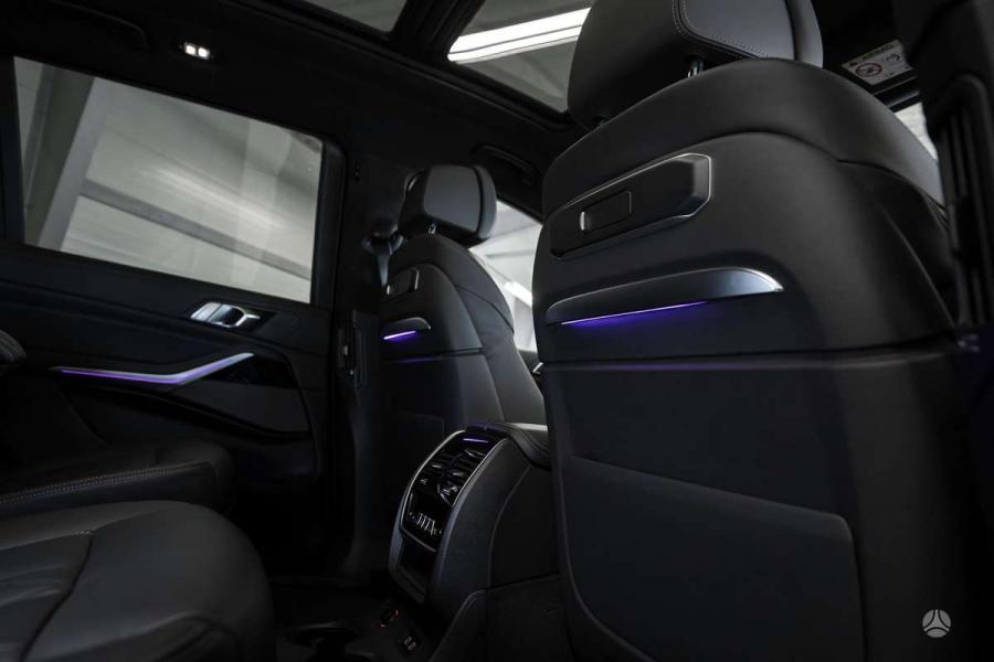 Melns BMW X7 2023 Tukums, ar dzinēja tilpumu 2.99 L un nobraukumu 85 tūkst. km par 76777 €, foto 20 vietnē AUTOMOTO.COM.LV