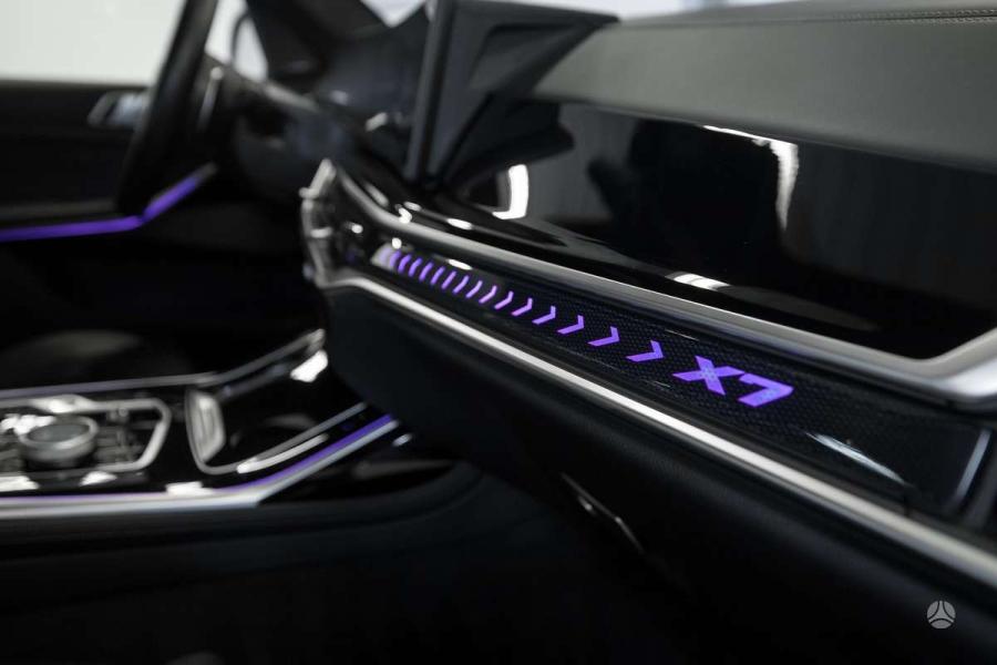 Melns BMW X7 2023 Tukums, ar dzinēja tilpumu 2.99 L un nobraukumu 85 tūkst. km par 76777 €, foto 35 vietnē AUTOMOTO.COM.LV