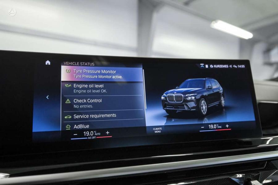 Melns BMW X7 2023 Tukums, ar dzinēja tilpumu 2.99 L un nobraukumu 85 tūkst. km par 76777 €, foto 45 vietnē AUTOMOTO.COM.LV