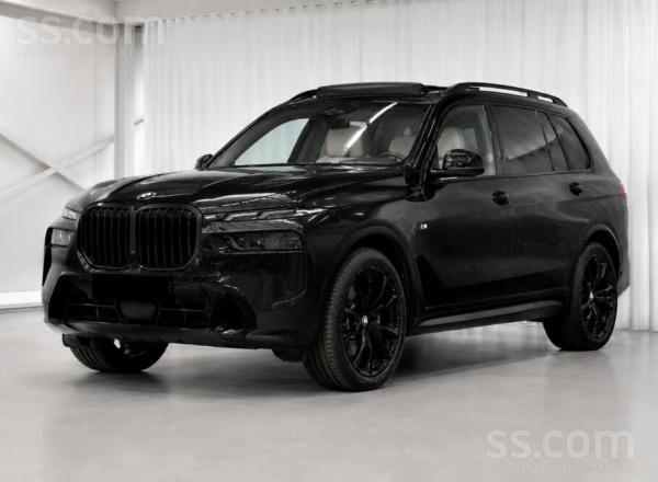 Black BMW X7 2023 in Tukums, with an engine capacity of 3.00 L and mileage of 55 thousand km for 82990 €, photo 1 on AUTOMOTO.COM.LV
