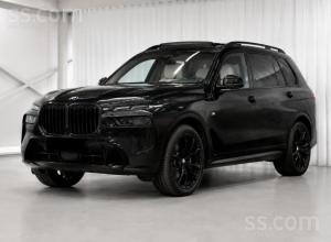 Black BMW X7 2023 in Tukums, with an engine capacity of 3.00 L and mileage of 55 thousand km for 82990 €, photo  on AUTOMOTO.COM.LV