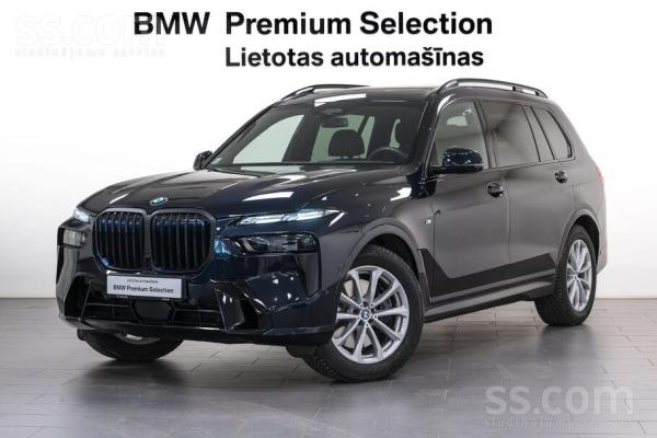 Melns BMW X7 2024 Rīga, ar dzinēja tilpumu 3.00 L un nobraukumu 6 tūkst. km par 88900 €, foto 1 vietnē AUTOMOTO.COM.LV