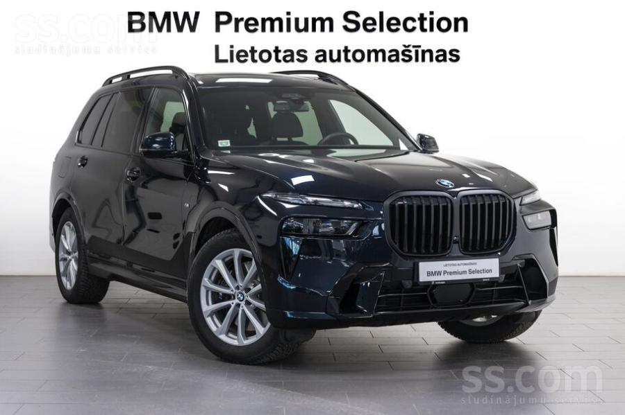 Black BMW X7 2024 in Riga, with an engine capacity of 3.00 L and mileage of 6 thousand km for 88900 €, photo 16 on AUTOMOTO.COM.LV