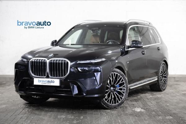 Melns BMW X7 2024 Viļņa, ar dzinēja tilpumu 3.00 L un nobraukumu 68 tūkst. km par 93441 €, foto 1 vietnē AUTOMOTO.COM.LV