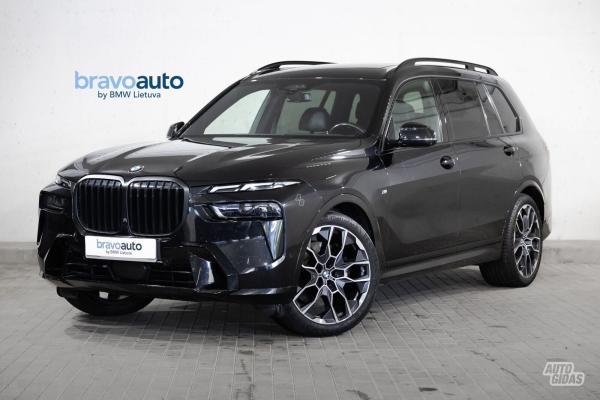 BMW X7 2024 in Vilnius on AUTOMOTO.COM.LV Black BMW X7 2024 in Vilnius, with an engine capacity of 3.00 L and mileage of 99 thousand km for 80991 €, photo 1 on AUTOMOTO.COM.LV