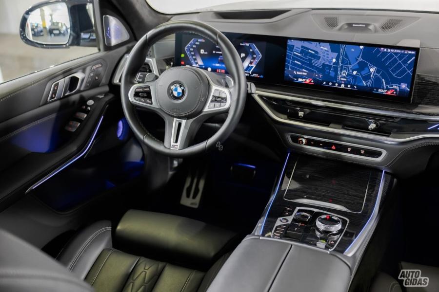 Melns BMW X7 2024 Viļņa, ar dzinēja tilpumu 4.40 L un nobraukumu 21 tūkst. km par 94771 €, foto 19 vietnē AUTOMOTO.COM.LV