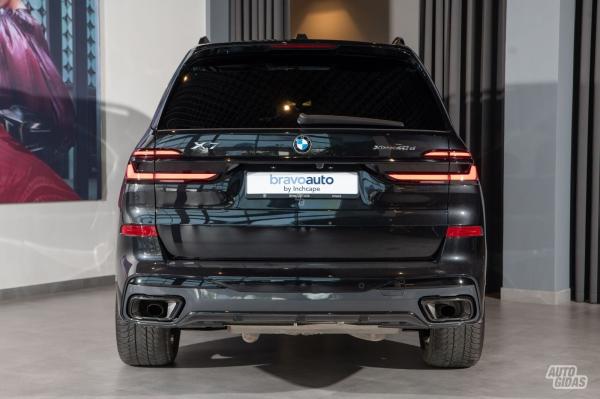 BMW X7 2024 in Kaunas on AUTOMOTO.COM.LV Black BMW X7 2024 in Kaunas, with an engine capacity of 3.00 L and mileage of 27 thousand km for 87372 €, photo 7 on AUTOMOTO.COM.LV