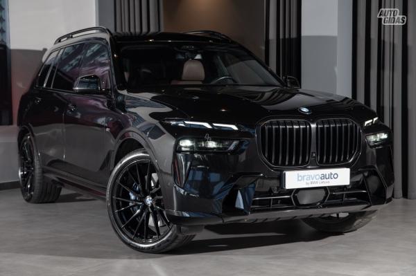 Black BMW X7 2024 in Kaunas, with an engine capacity of 3.00 L and mileage of 48 thousand km for 95000 €, photo 5 on AUTOMOTO.COM.LV
