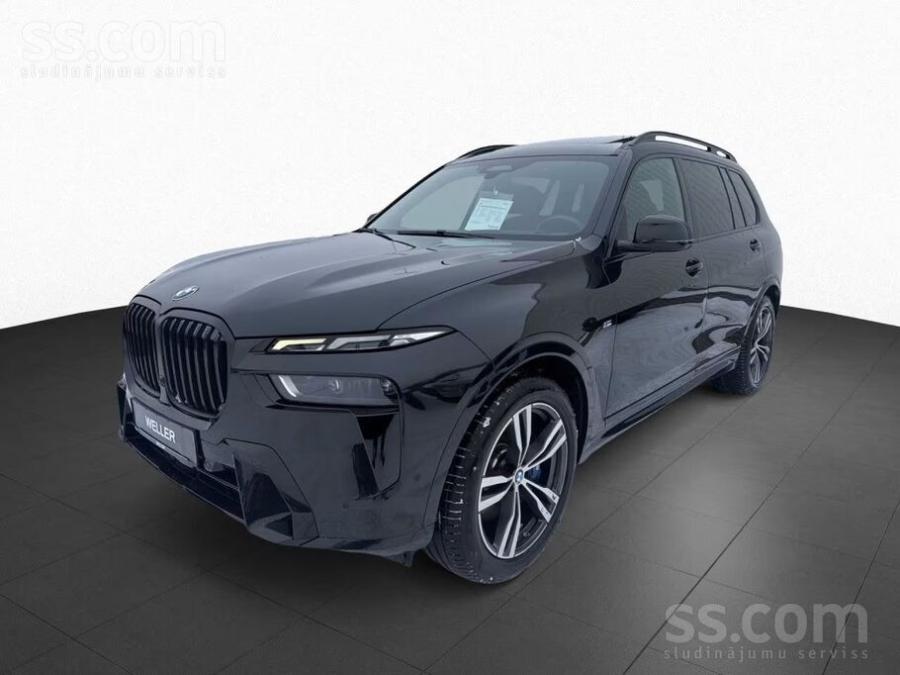 Melns BMW X7 2025 Rīga, ar dzinēja tilpumu 3.00 L un nobraukumu 39 tūkst. km par 95000 €, foto 1 vietnē AUTOMOTO.COM.LV