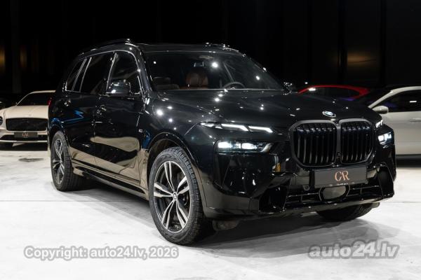 Black BMW X7 2025 in Riga, with an engine capacity of 3.00 L and mileage of 3 thousand km for 113740 €, photo 3 on AUTOMOTO.COM.LV