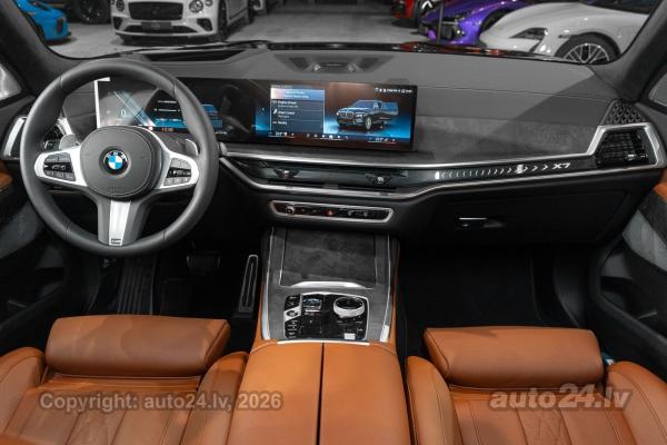 Black BMW X7 2025 in Riga, with an engine capacity of 3.00 L and mileage of 3 thousand km for 113740 €, photo 9 on AUTOMOTO.COM.LV