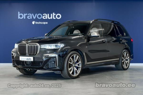 Black BMW X7 2019 in Tallinn, with an engine capacity of 2.99 L and mileage of 214 thousand km for 65900 €, photo 1 on AUTOMOTO.COM.LV