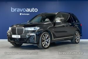 Black BMW X7 2019 in Tallinn, with an engine capacity of 2.99 L and mileage of 214 thousand km for 65900 €, photo 1 on AUTOMOTO.COM.LV