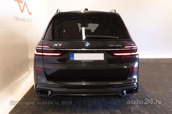 Black BMW X7 2023 in Tartu, with an engine capacity of 2.99 L and mileage of 0 thousand km for 79000 €, photo 4 on AUTOMOTO.COM.LV