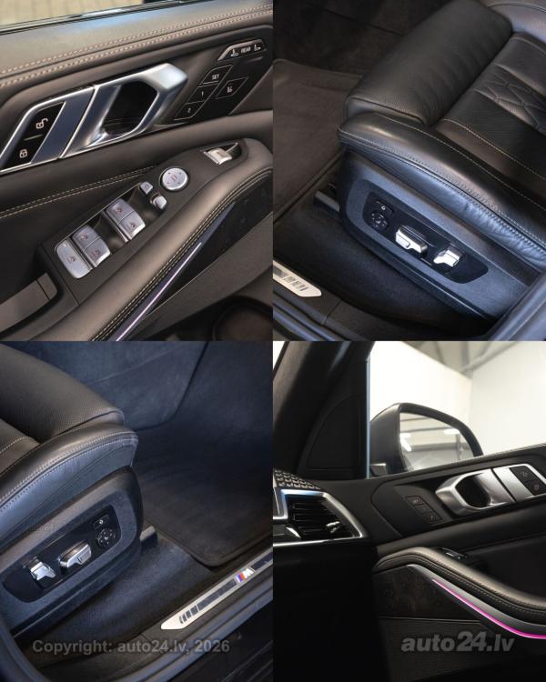Black BMW X7 2023 in Tartu, with an engine capacity of 2.99 L and mileage of 0 thousand km for 79000 €, photo 11 on AUTOMOTO.COM.LV