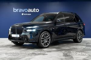 Melns BMW X7 2025 Tallina, ar dzinēja tilpumu 2.99 L un nobraukumu 11 tūkst. km par 102900 €, foto  vietnē AUTOMOTO.COM.LV