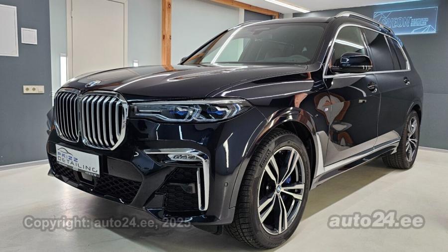 Black BMW X7 2019 in Tallinn, with an engine capacity of 3.00 L and mileage of 65 thousand km for 72995 €, photo 2 on AUTOMOTO.COM.LV