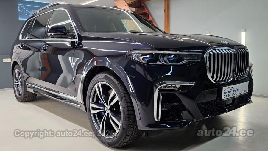Black BMW X7 2019 in Tallinn, with an engine capacity of 3.00 L and mileage of 65 thousand km for 72995 €, photo 3 on AUTOMOTO.COM.LV