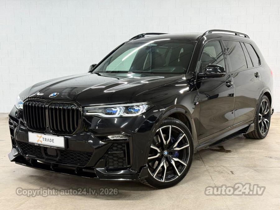 Black BMW X7 2019 in Parnu, with an engine capacity of 3.00 L and mileage of 183 thousand km for 49490 €, photo 1 on AUTOMOTO.COM.LV