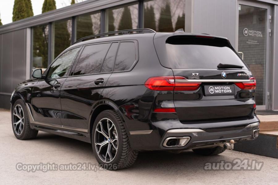 Black BMW X7 2019 in Tallinn, with an engine capacity of 3.00 L and mileage of 215 thousand km for 59950 €, photo 2 on AUTOMOTO.COM.LV