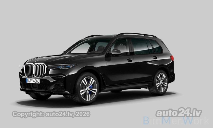 Black BMW X7 2019 in Tallinn, with an engine capacity of 3.00 L and mileage of 157 thousand km for 44500 €, photo 1 on AUTOMOTO.COM.LV