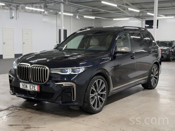 Melns BMW X7 2019 Tallina, ar dzinēja tilpumu 3.00 L un nobraukumu 186 tūkst. km par 44490 €, foto 1 vietnē AUTOMOTO.COM.LV