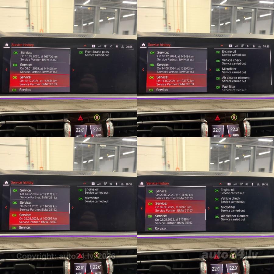 Черный БМВ X7 2019 в Пярну, объемом двигателя 3.00 л и пробегом 186 тыс. км за 44490 €, фото 31 на AUTOMOTO.COM.LV