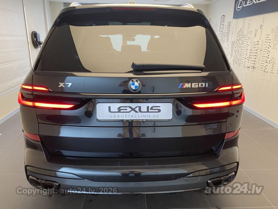 Melns BMW X7 2024 Tallina, ar dzinēja tilpumu 4.40 L un nobraukumu 30 tūkst. km par 118900 €, foto 4 vietnē AUTOMOTO.COM.LV