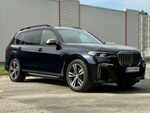 Blue BMW X7 2019 in Riga, with an engine capacity of 3.00 L and mileage of 134 thousand km for 73000 €, photo 4 on AUTOMOTO.COM.LV