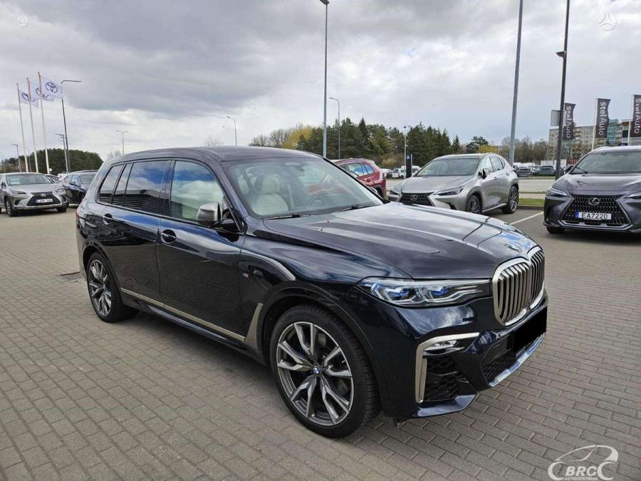 Blue BMW X7 2019 in Vilnius, with an engine capacity of 2.99 L and mileage of 207 thousand km for 44900 €, photo 4 on AUTOMOTO.COM.LV
