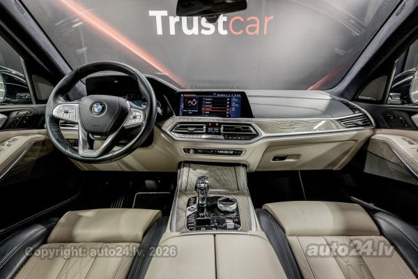 Blue BMW X7 2019 in Parnu, with an engine capacity of 3.00 L and mileage of 208 thousand km for 44500 €, photo 8 on AUTOMOTO.COM.LV