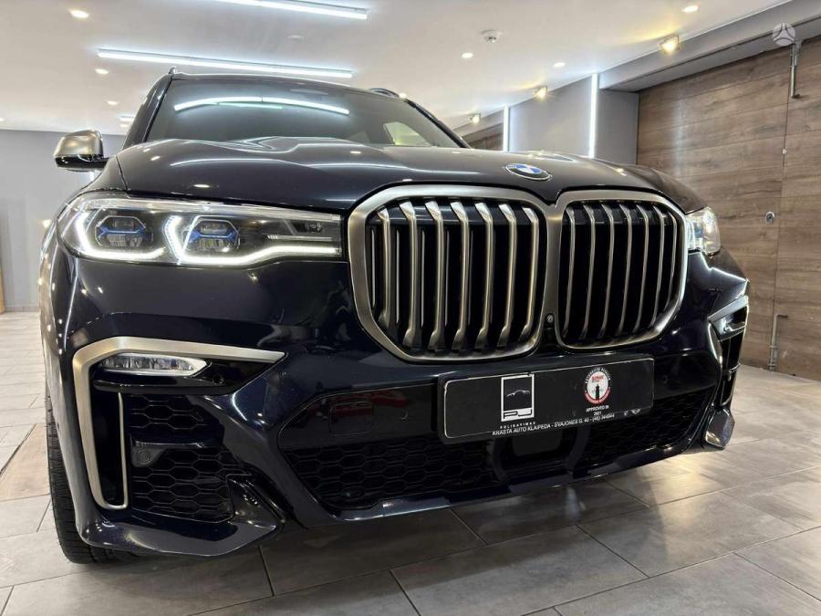 Zils BMW X7 2020 Mažeikiai, ar dzinēja tilpumu 2.99 L un nobraukumu 160 tūkst. km par 52000 €, foto 1 vietnē AUTOMOTO.COM.LV